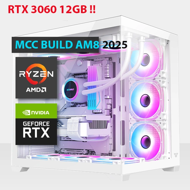 MCC AM8 MIDAS Gaming PC Build || AMD Ryzen 5 7600X 6-core - Msi GeForce ...