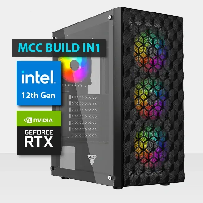MCC IN1 MIDAS Gaming PC Build || Intel Core i5-12400F 6-Core - Msi RTX ...