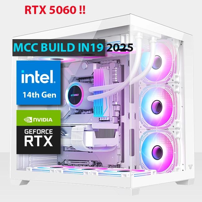 MCC IN19 MIDAS Gaming PC Build || Intel Core i5-14400F 14th Gen 10-Core ...