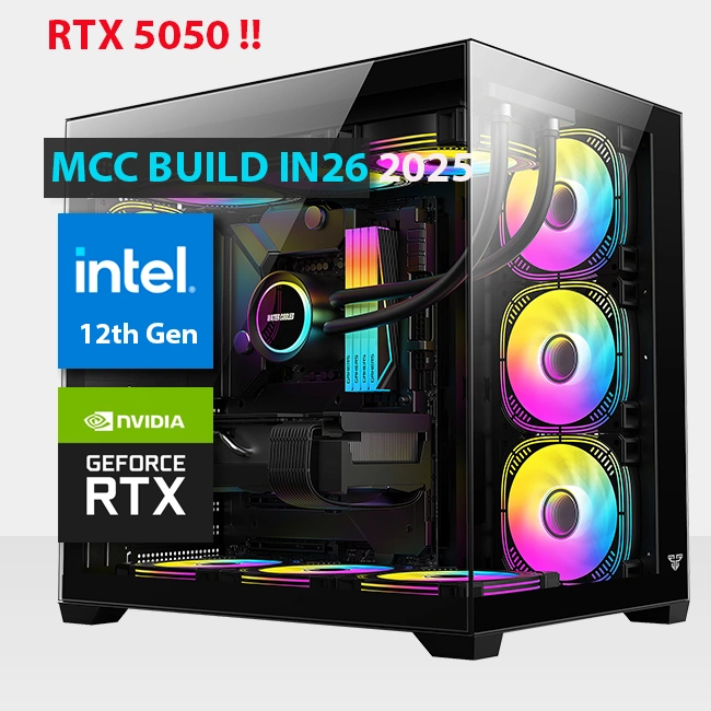 MCC IN26 MIDAS Gaming PC Build || Intel Core i5-12400F 6-Core ...