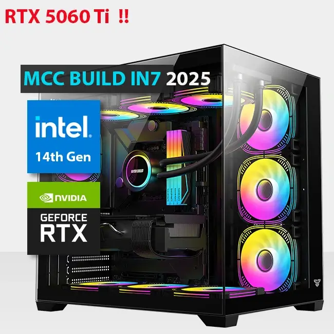 MCC IN7-25 - MIDAS Gaming PC Build || Intel Core i5-14400F 14th Gen 10 ...
