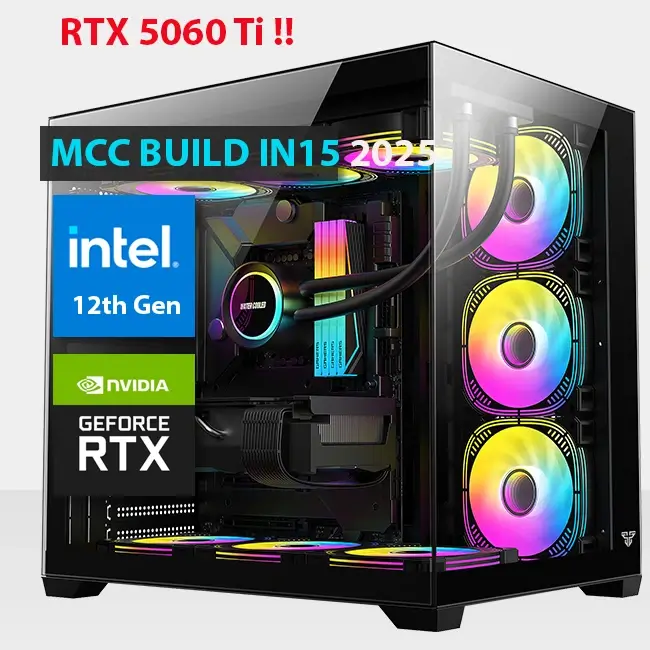 MCC IN15 MIDAS Gaming PC Build || Intel Core i7-12700F 12-Core ...
