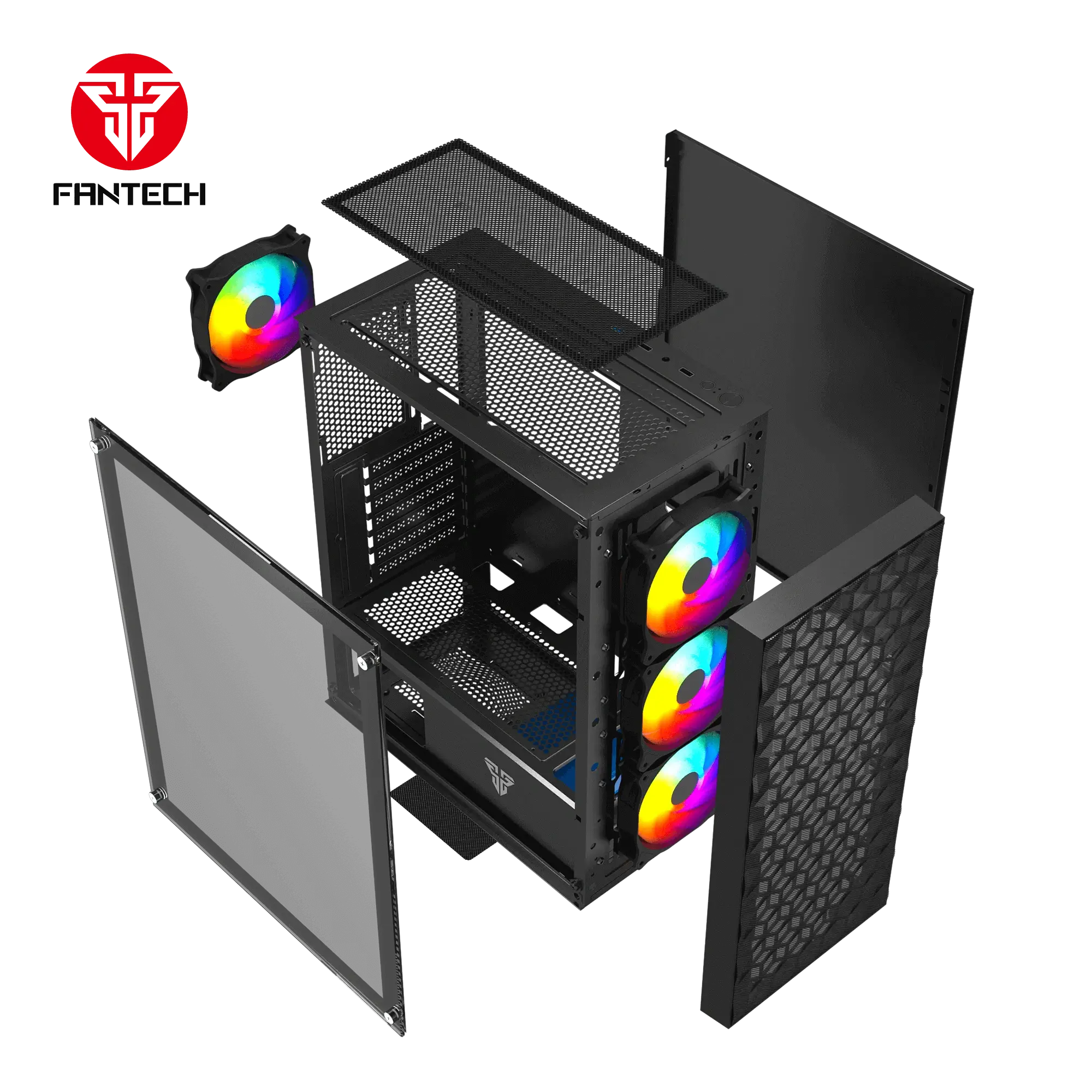 Fantech AERO 2 CG83 Middle Tower Gaming Case Black | Midas Computer ...