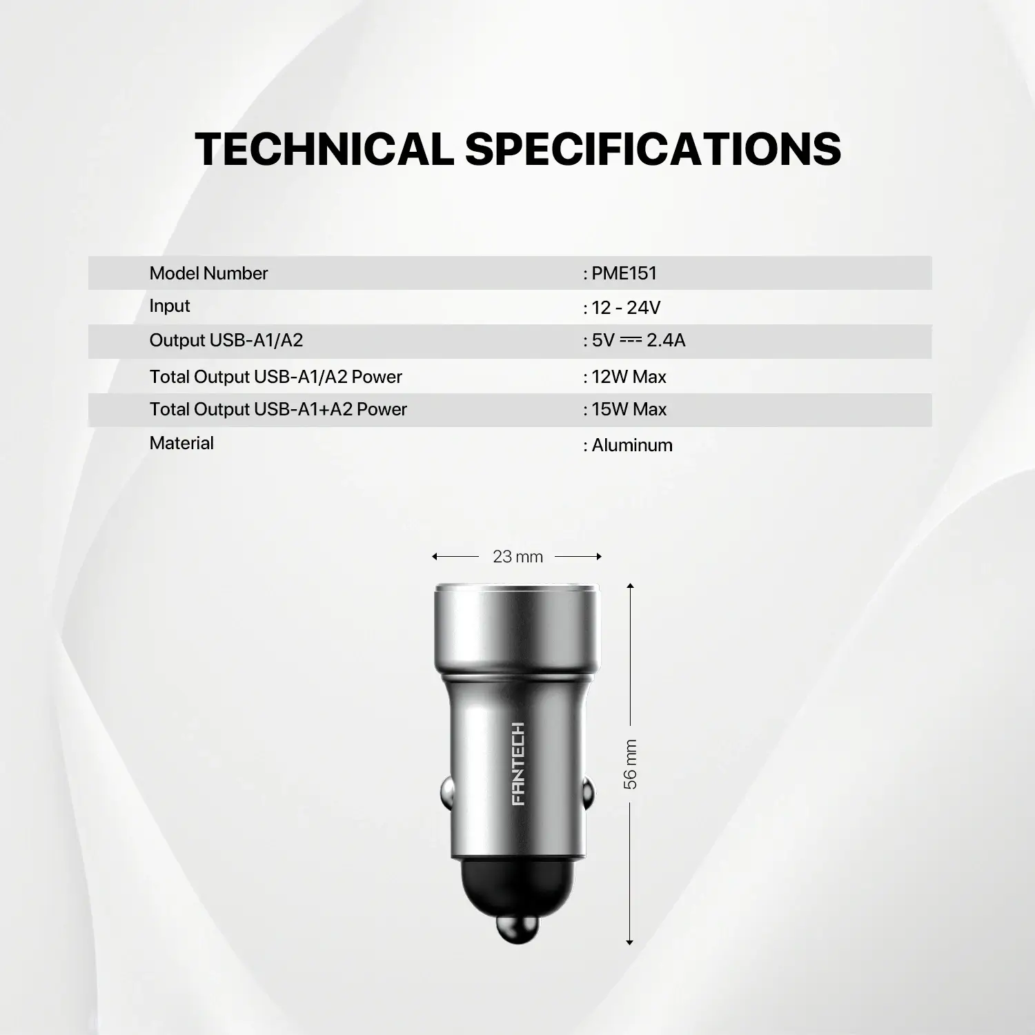 Fantech PME151 Power Mover Car Charger | Midas Computer Center ...