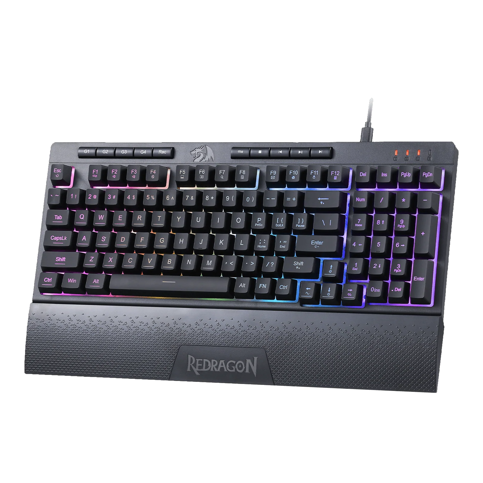 Redragon K515 PRO Shiva RGB Wireless Membrane Gaming Keyboard 98Keys ...