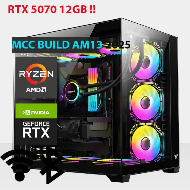 MCC AM13 MIDAS Gaming PC Build || AMD Ryzen 7 7800X3D 8-core Processor - GIGABYTE GeForce RTX ...